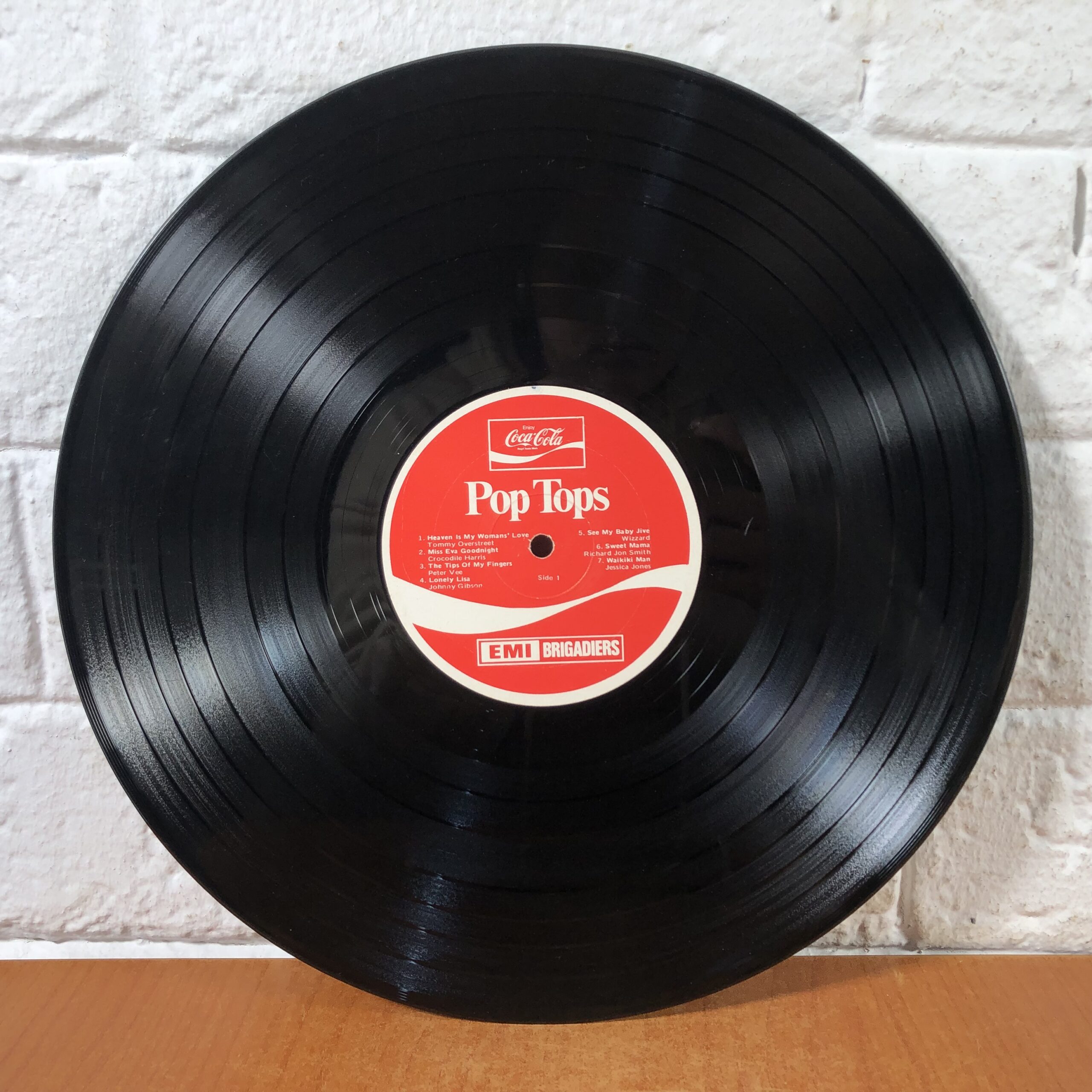 Lot 30: Coca Cola Pop Tops Vinyl Record - AuctionGiant