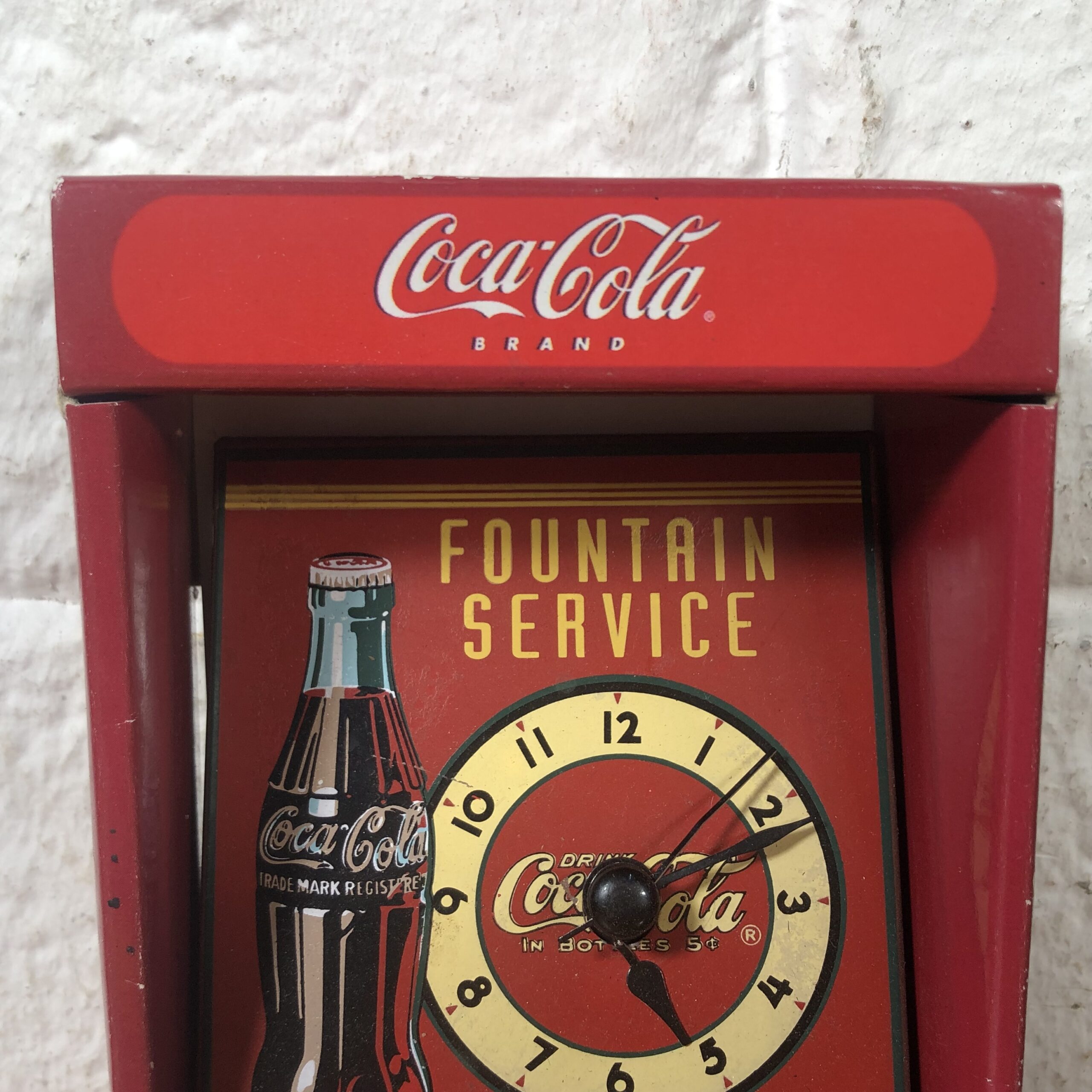 Lot 174: Coca Cola Matchbox Clock - AuctionGiant