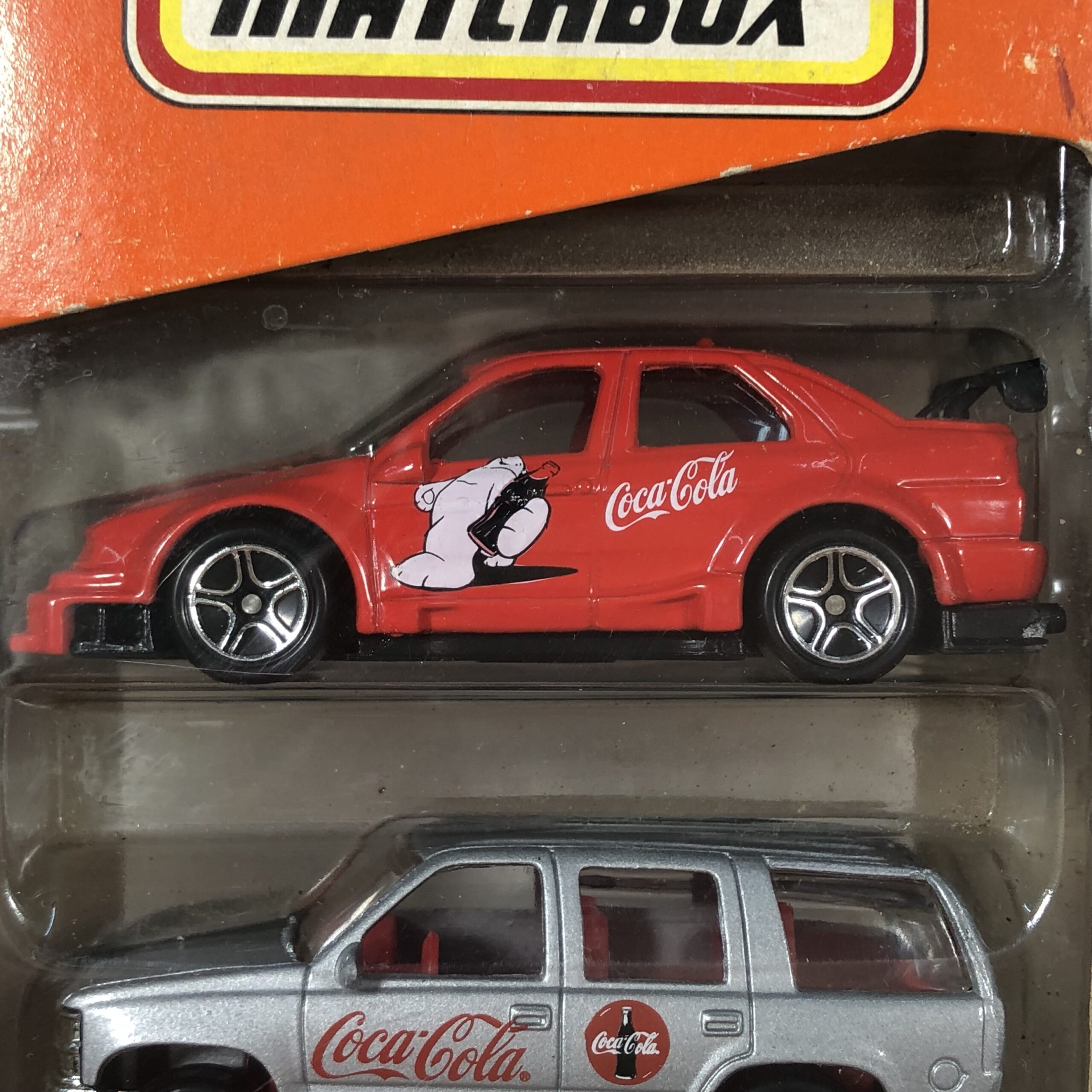 Lot 295: Coca Cola Matchbox 5-Pack Set - AuctionGiant