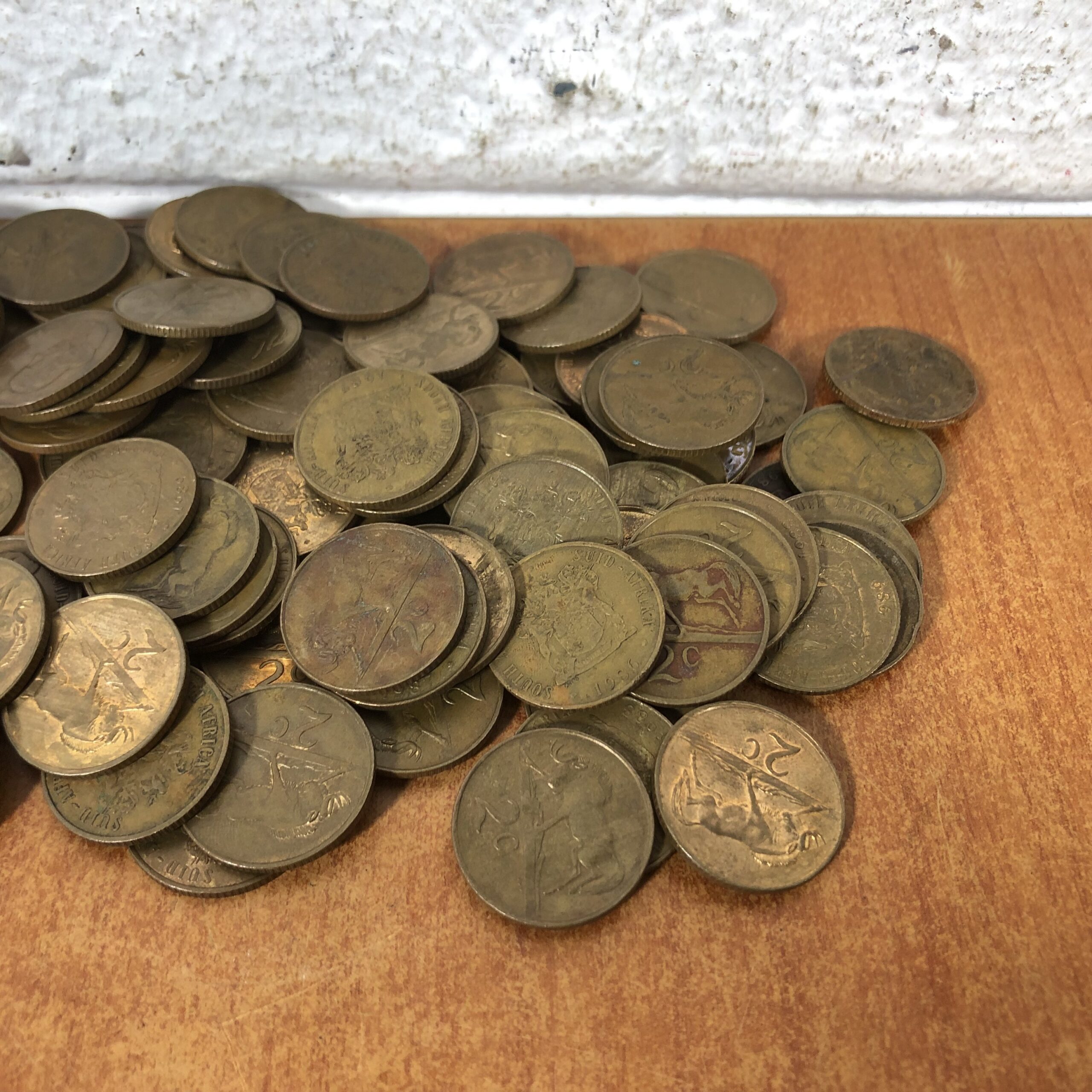 Collection of Vintage South African 2c Coins - AuctionGiant