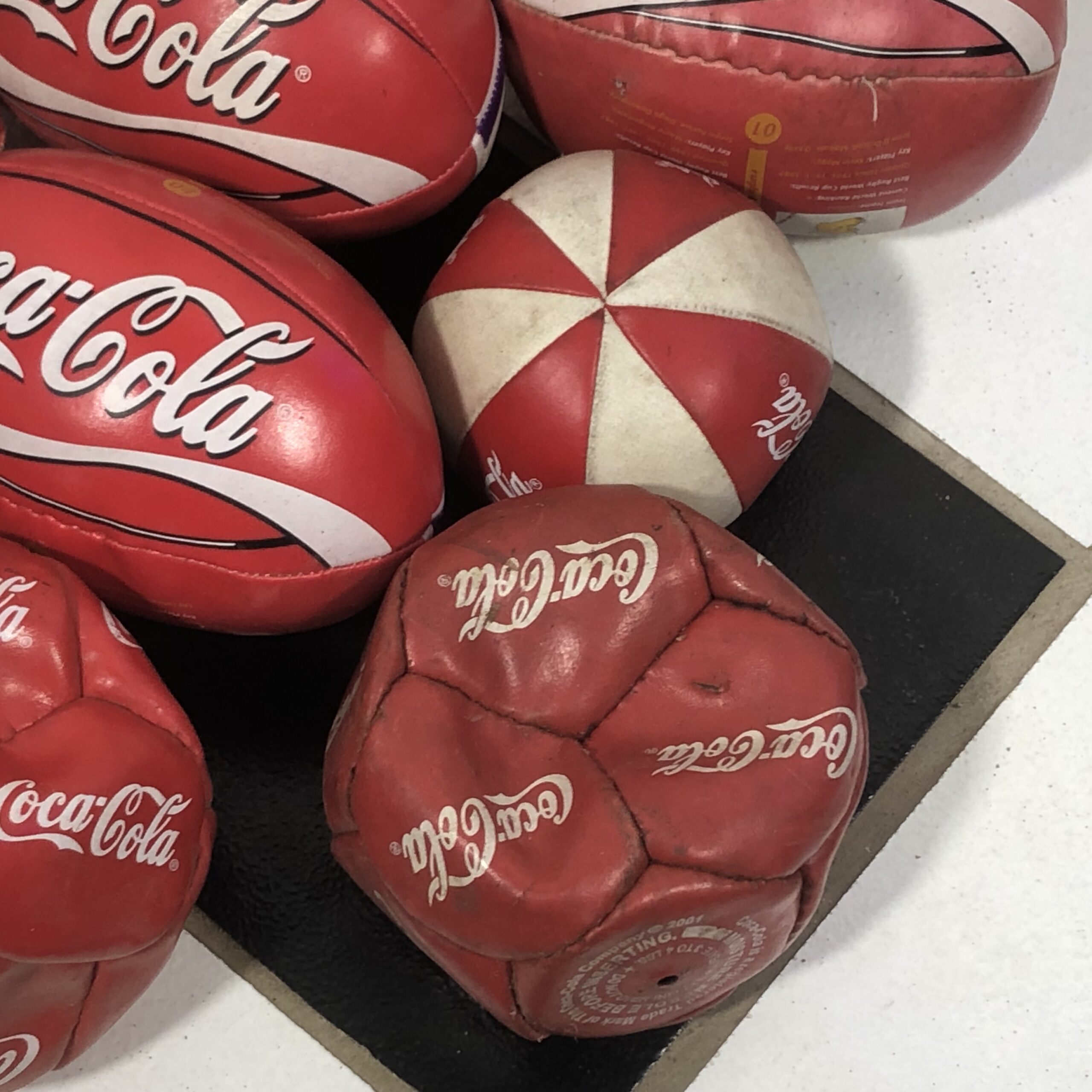 Lot 73: Miniature Coca Cola Sport Balls - AuctionGiant