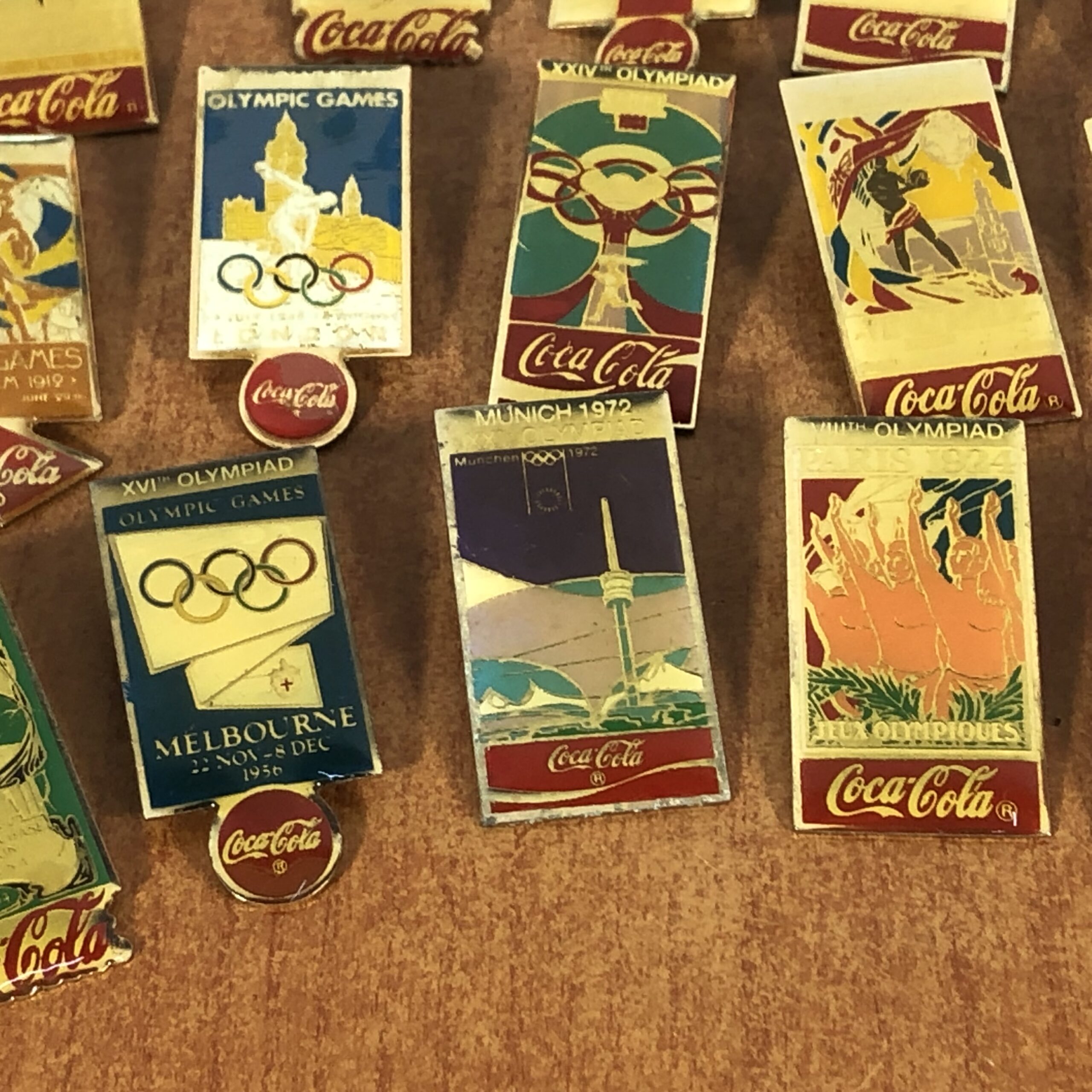 Lot 60: Coca Cola Olympic Games Badges - AuctionGiant