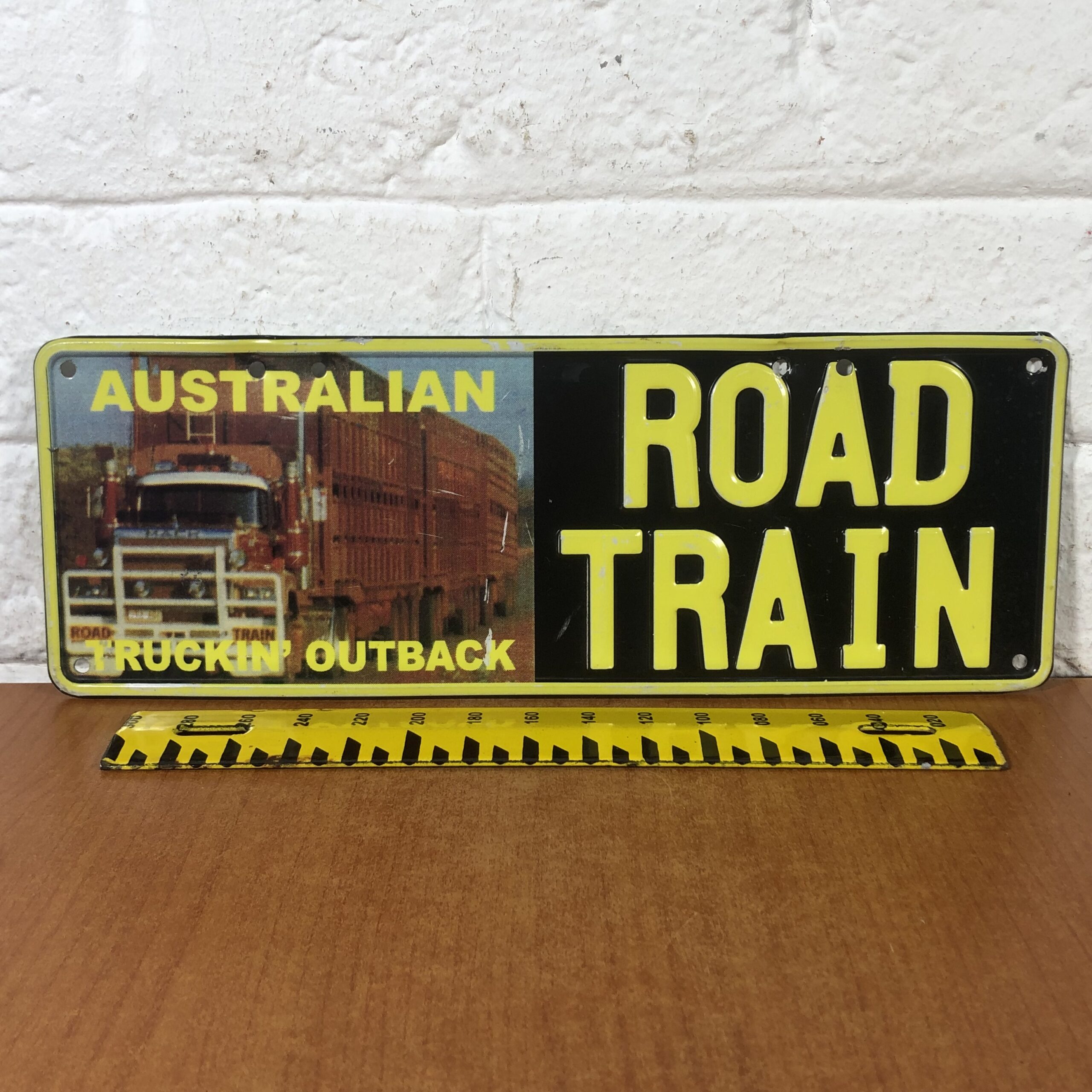 Australian Truckin' Outback Road Train Sign - AuctionGiant