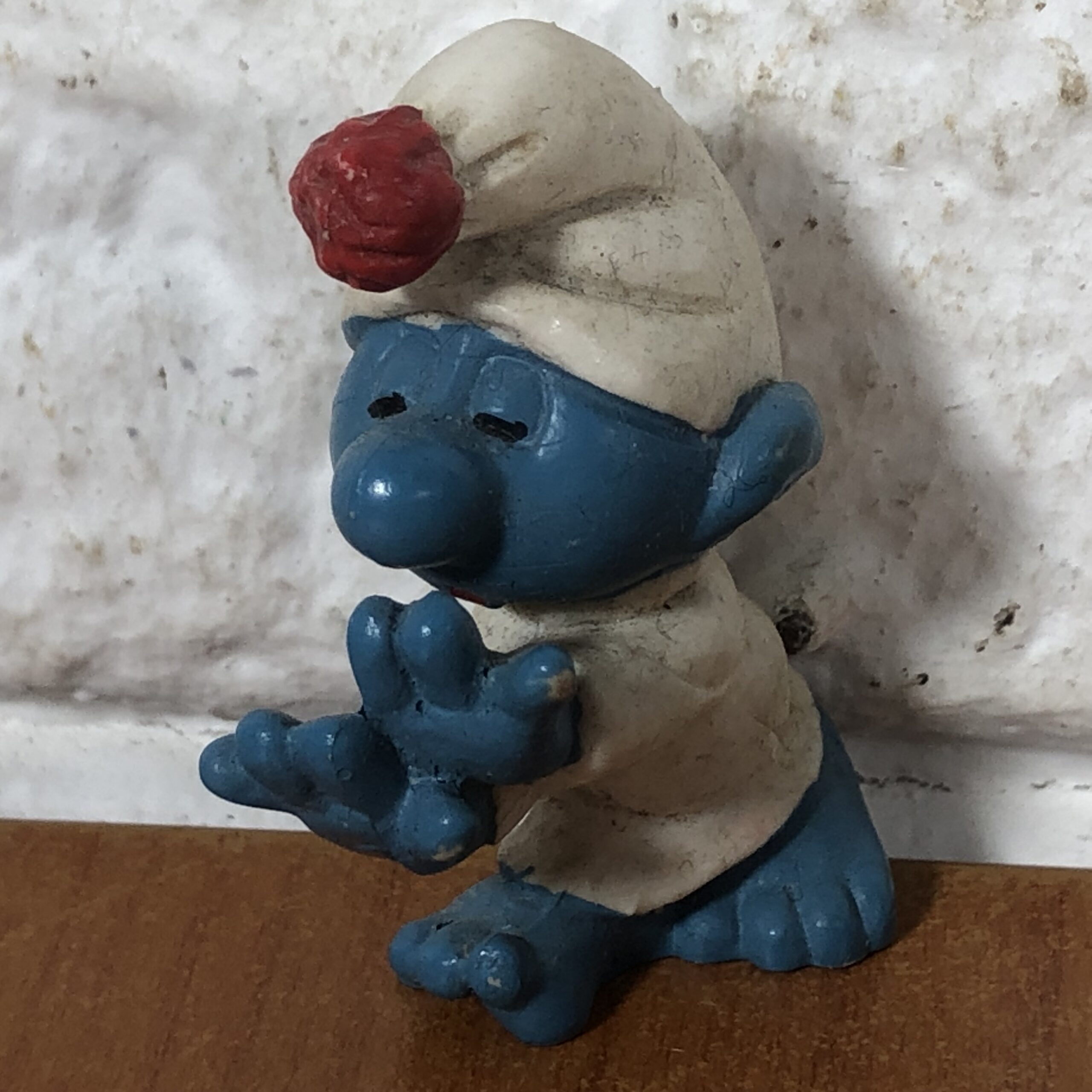 Vintage Peyo Sleepwalking Smurf Figurine (Made in West Germany ...