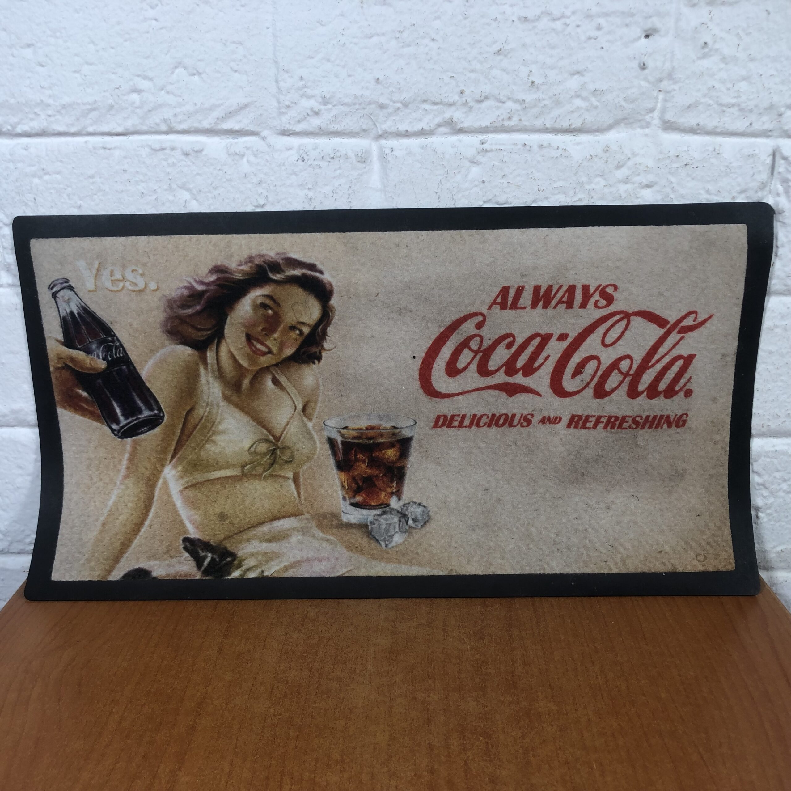 Lot 50: Coca Cola Bar Mats - AuctionGiant