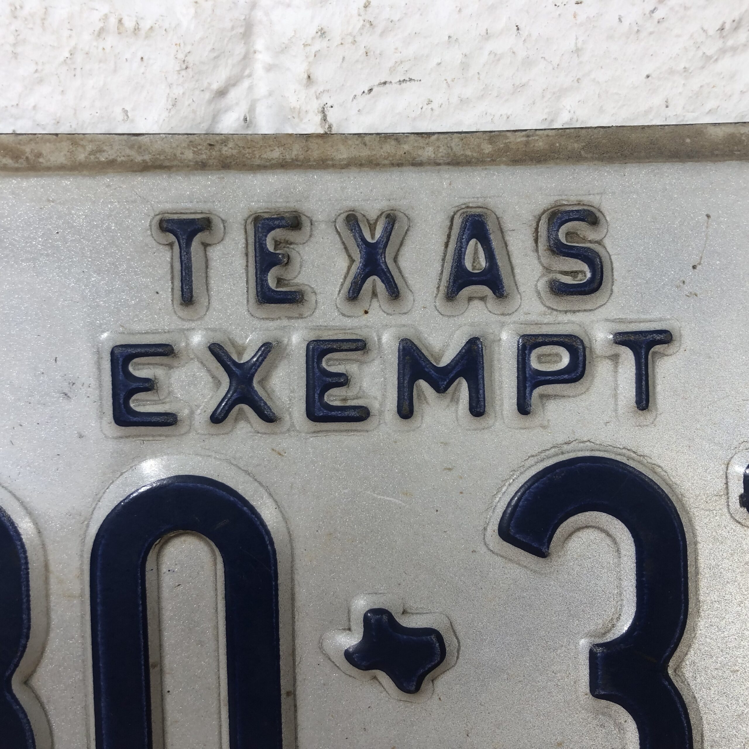 Texas USA Number Plate - AuctionGiant