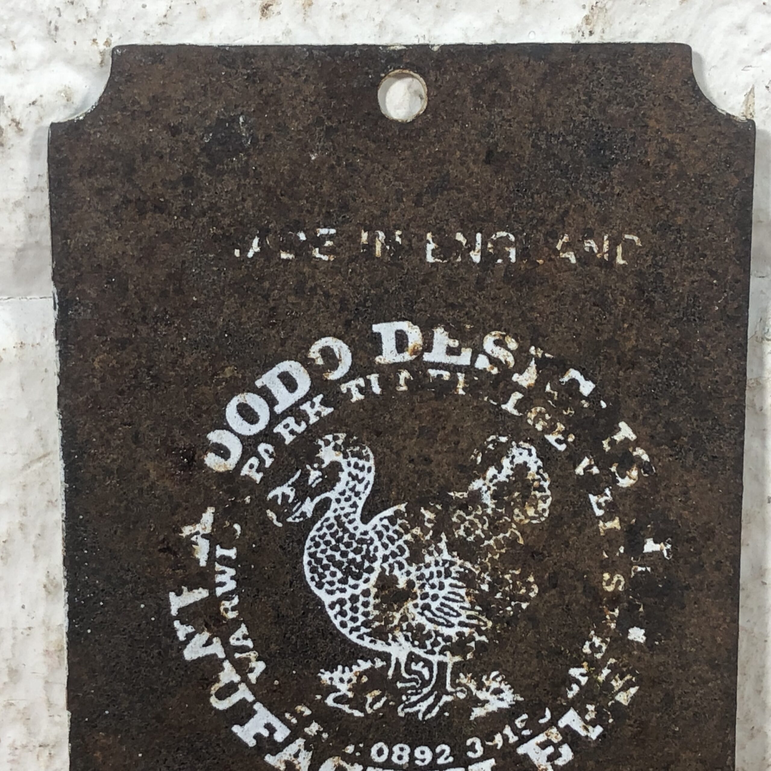 Vintage Genuine Dodo Enamel Sign (Made in England) - AuctionGiant