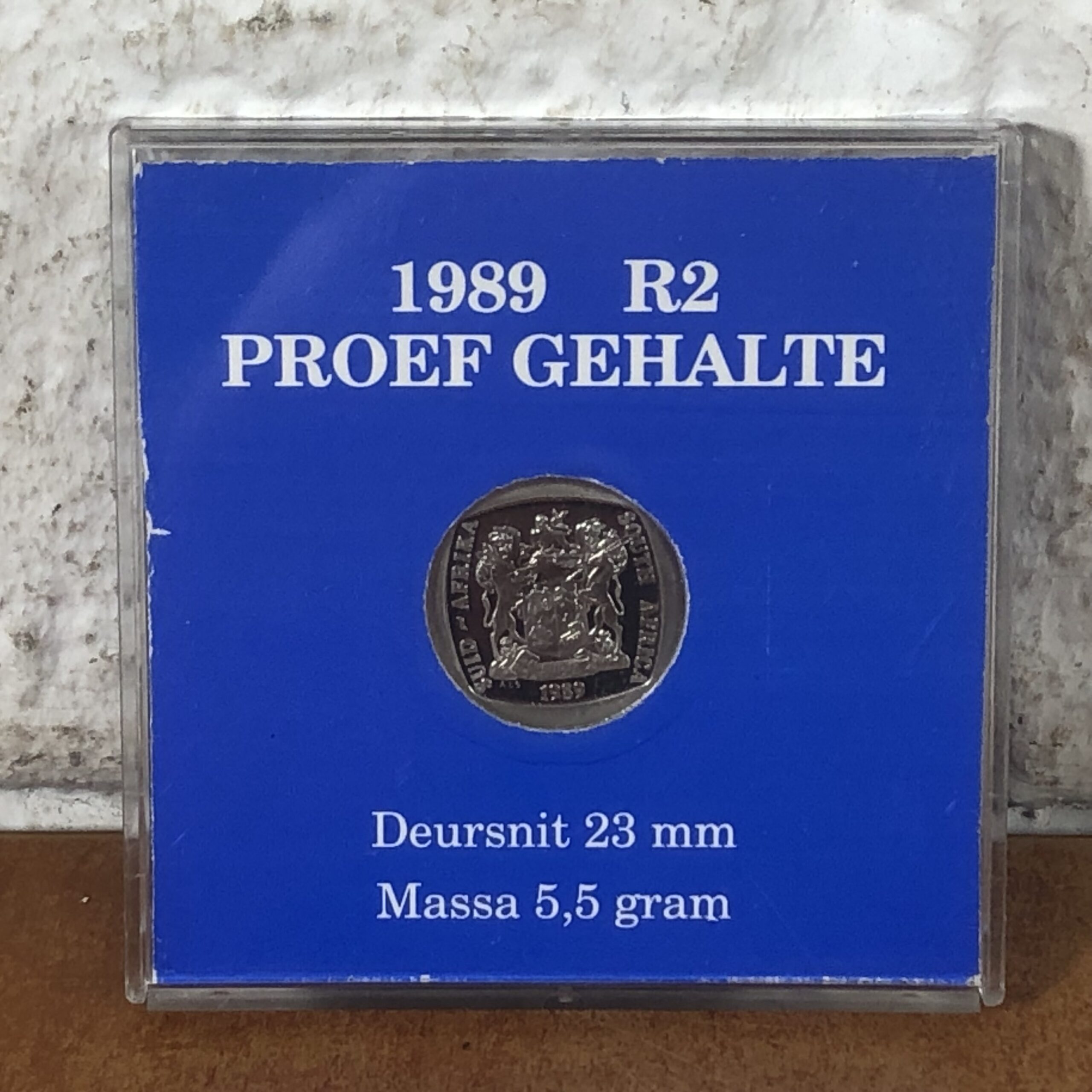 Set of 2 1989 South African R2 Proof Quality Coins - AuctionGiant