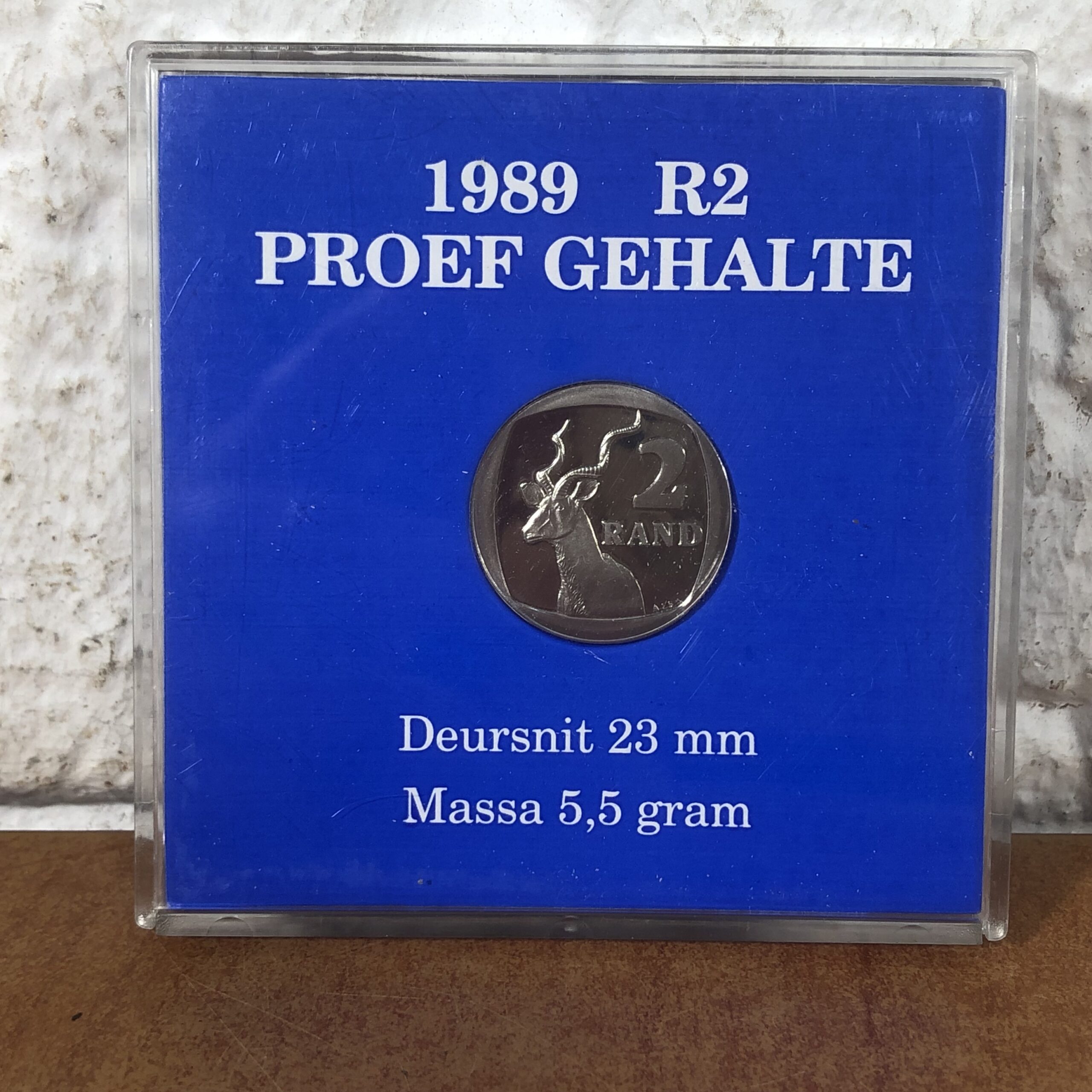 Set of 2 1989 South African R2 Proof Quality Coins - AuctionGiant