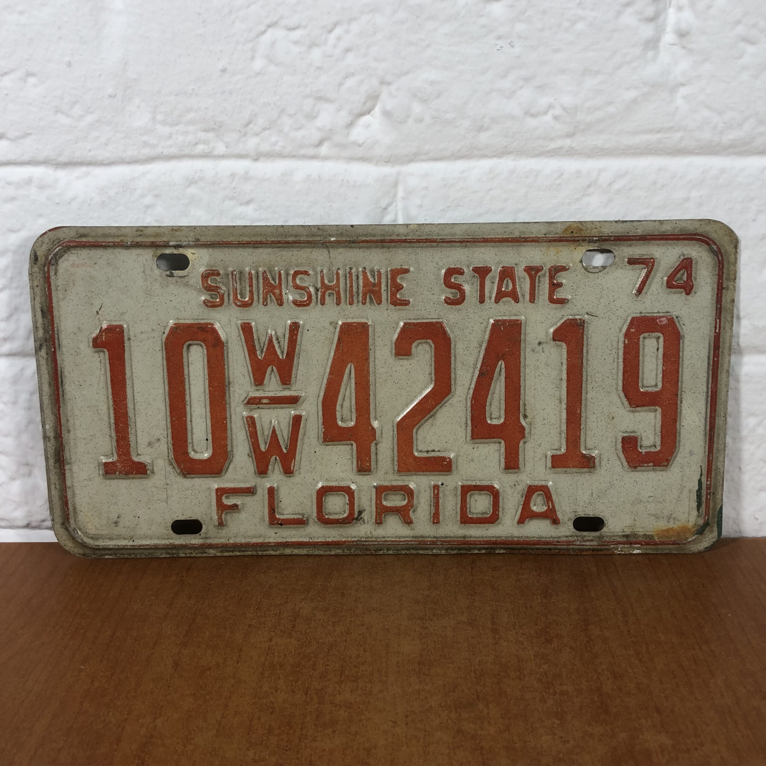 Vintage Florida USA Number Plate - AuctionGiant