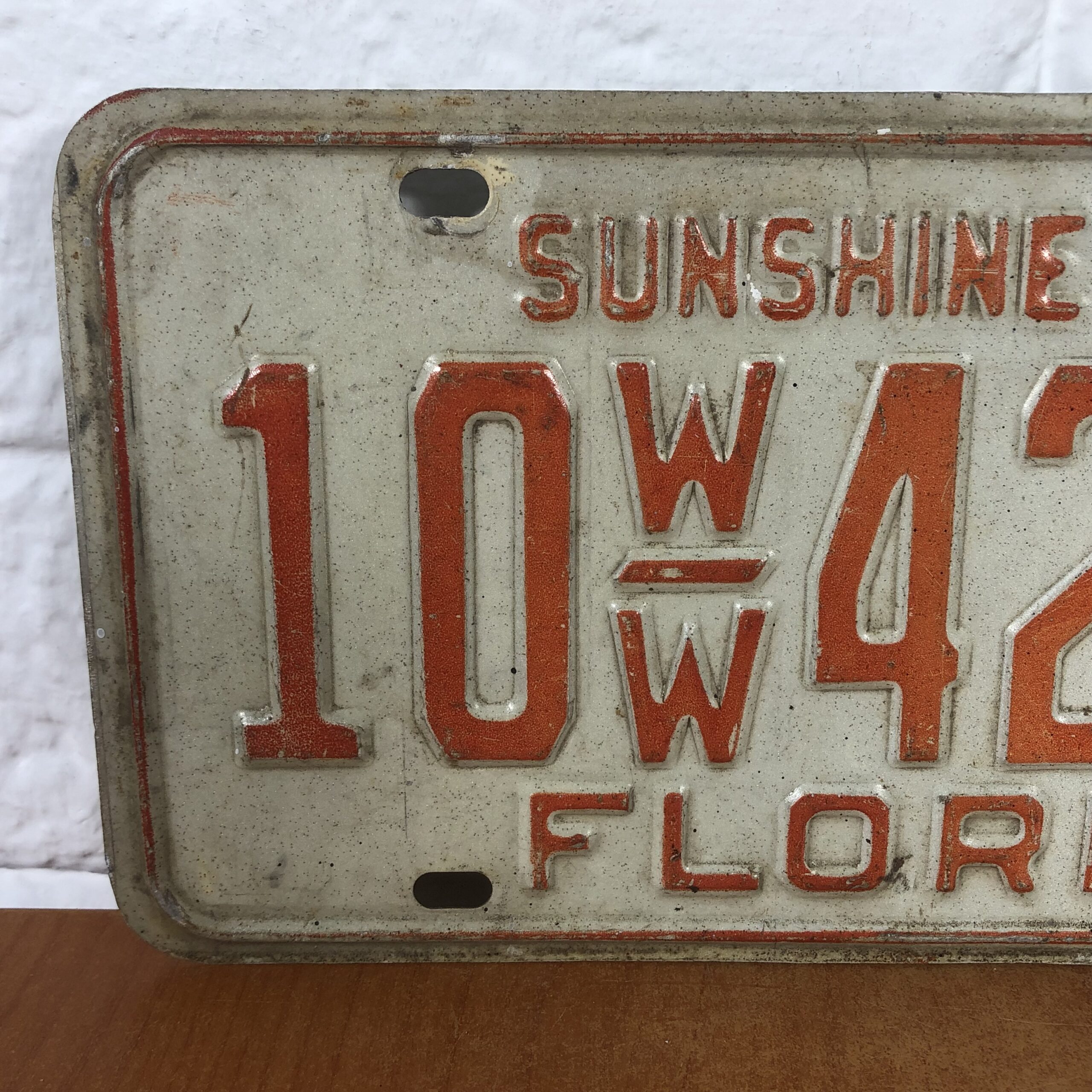 Vintage Florida USA Number Plate - AuctionGiant