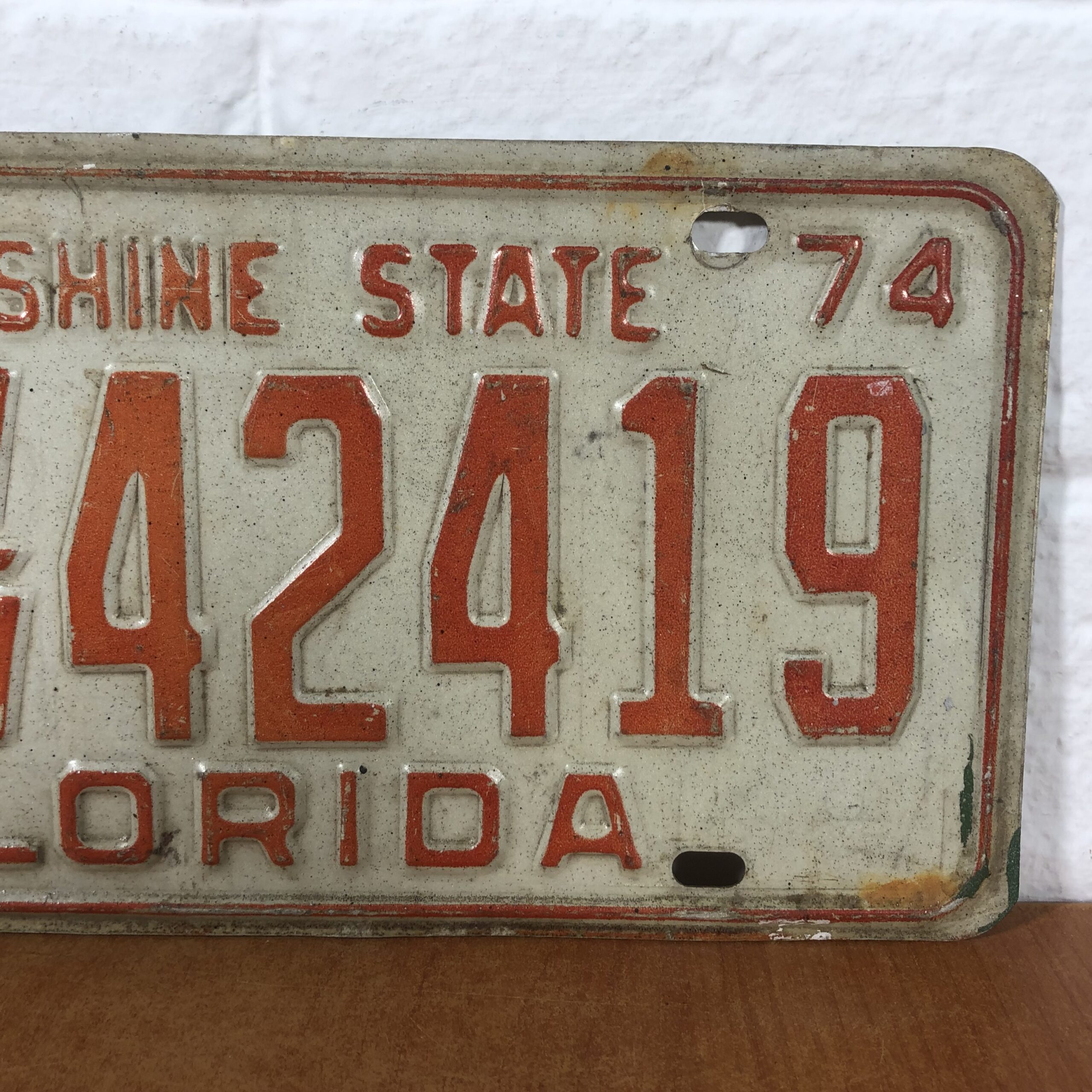 Vintage Florida USA Number Plate - AuctionGiant
