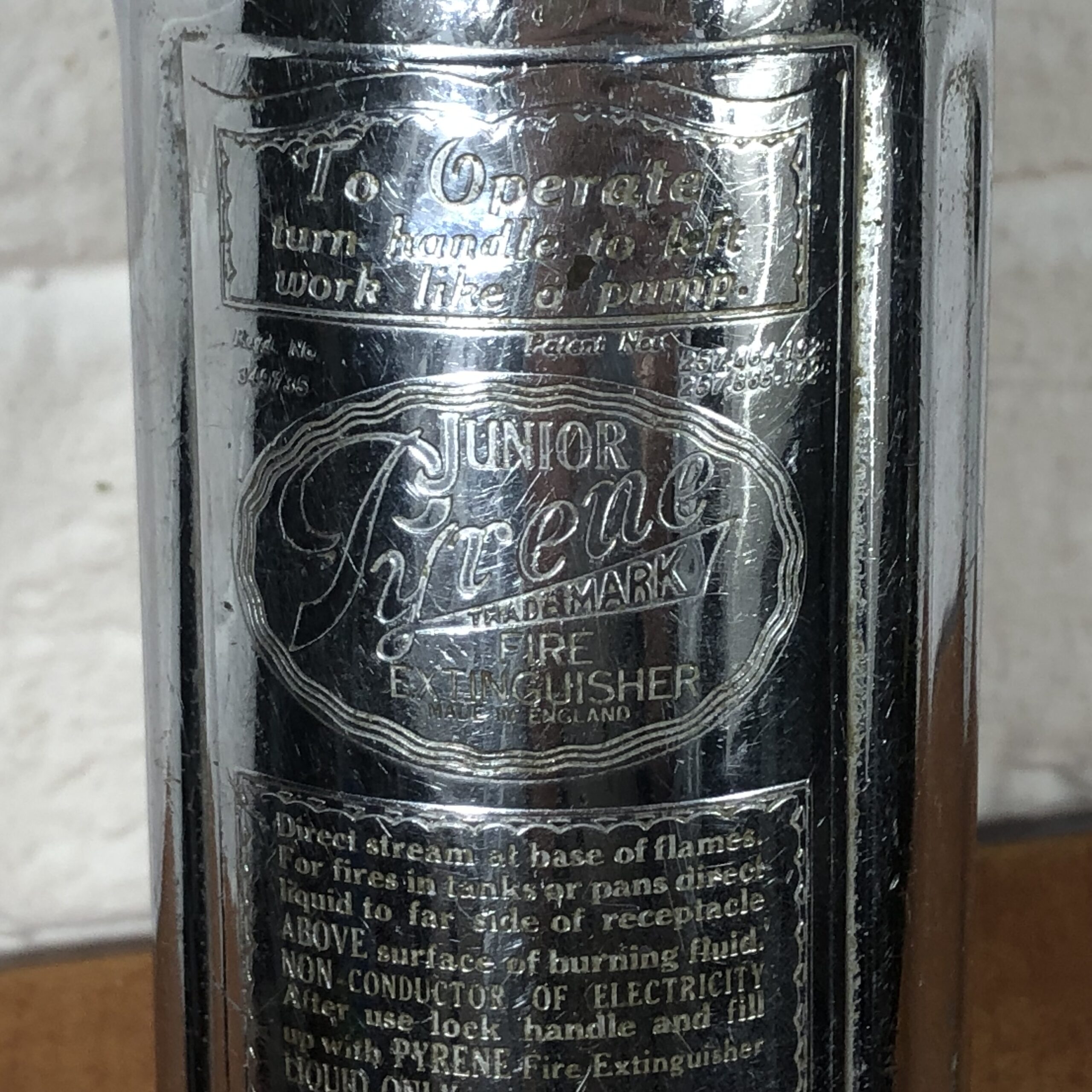 Vintage Pyrene Fire Extinguisher (Made in England) - AuctionGiant