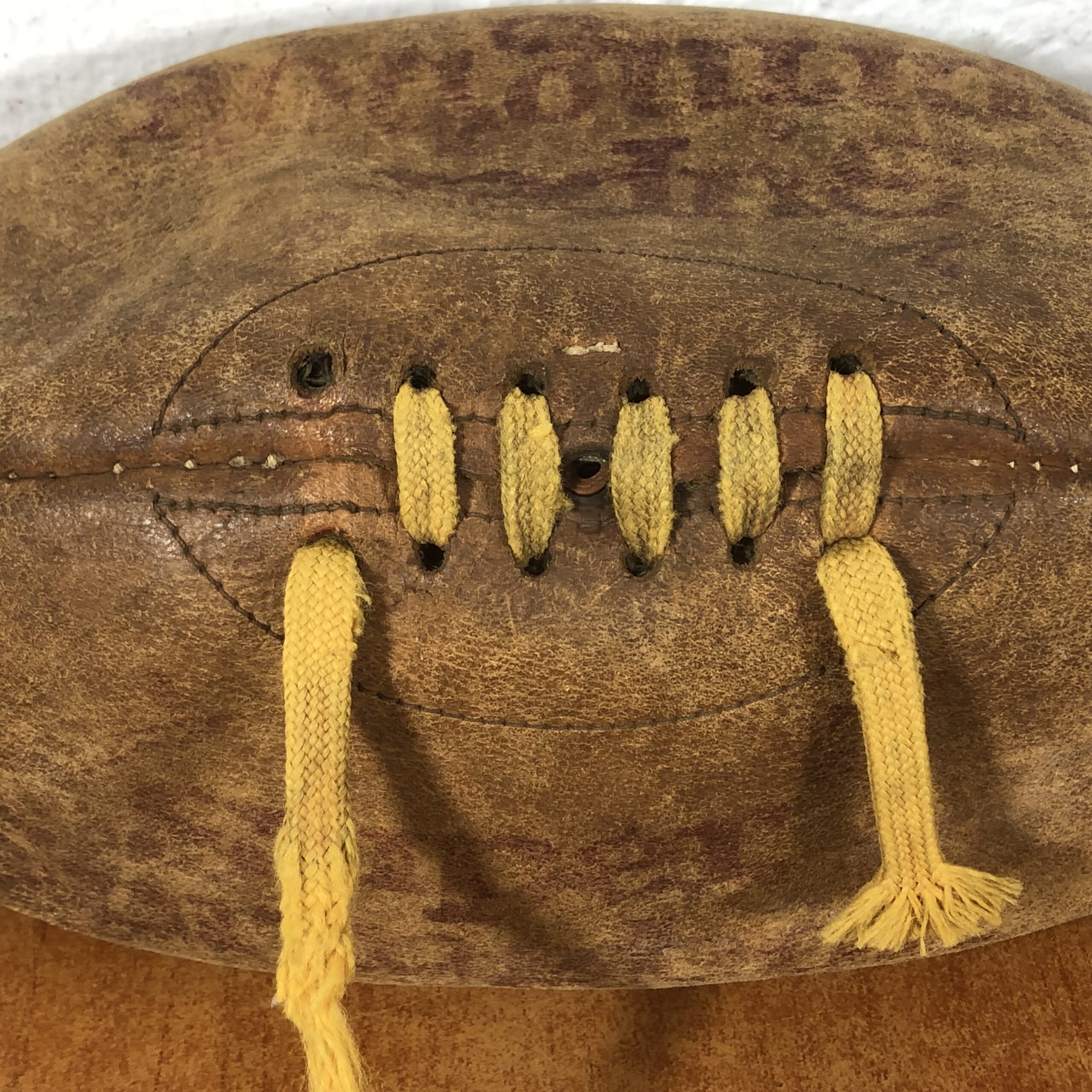 Vintage Super Springbok Leather Rugby Ball - AuctionGiant
