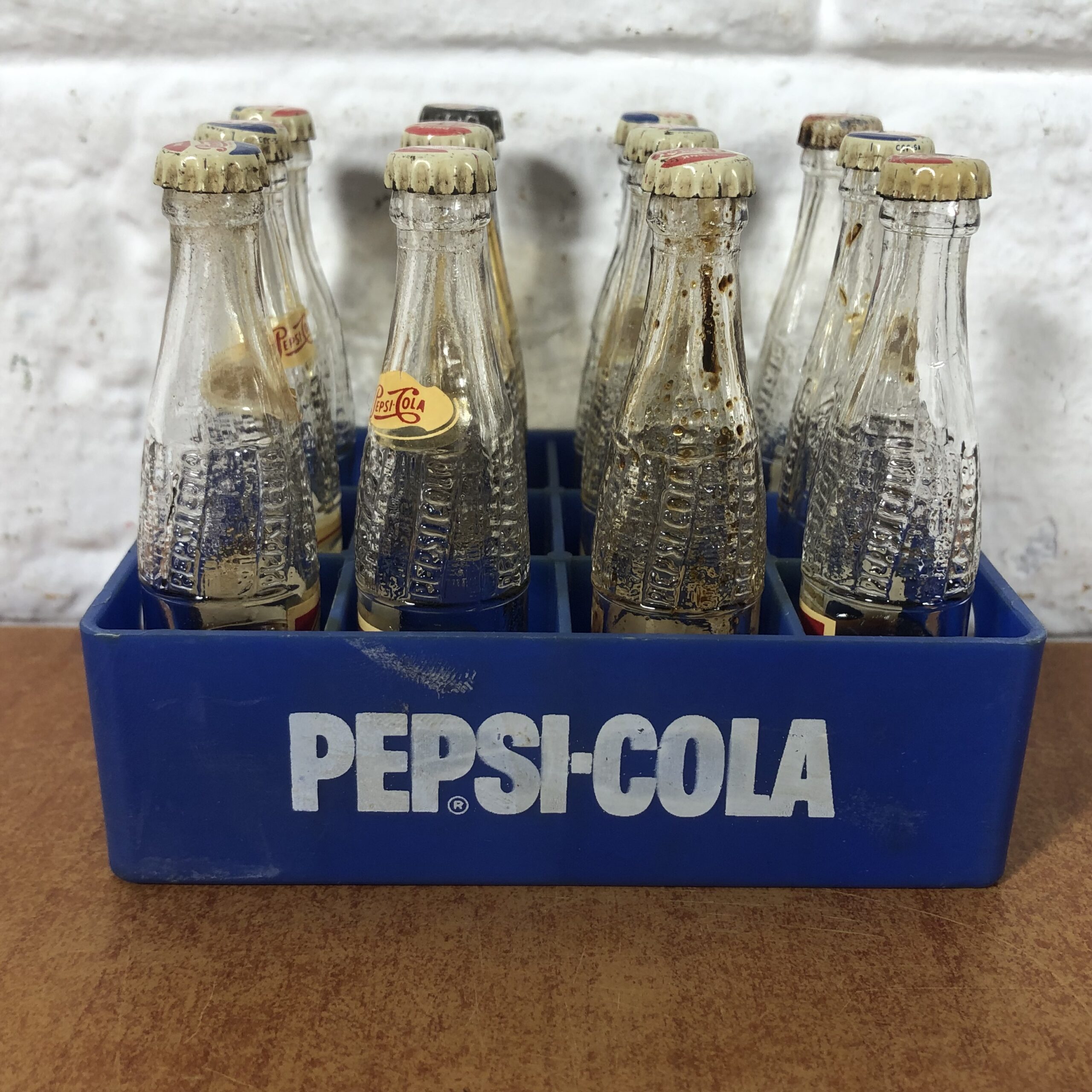 Miniature Pepsi-Cola Bottles in Crate - AuctionGiant