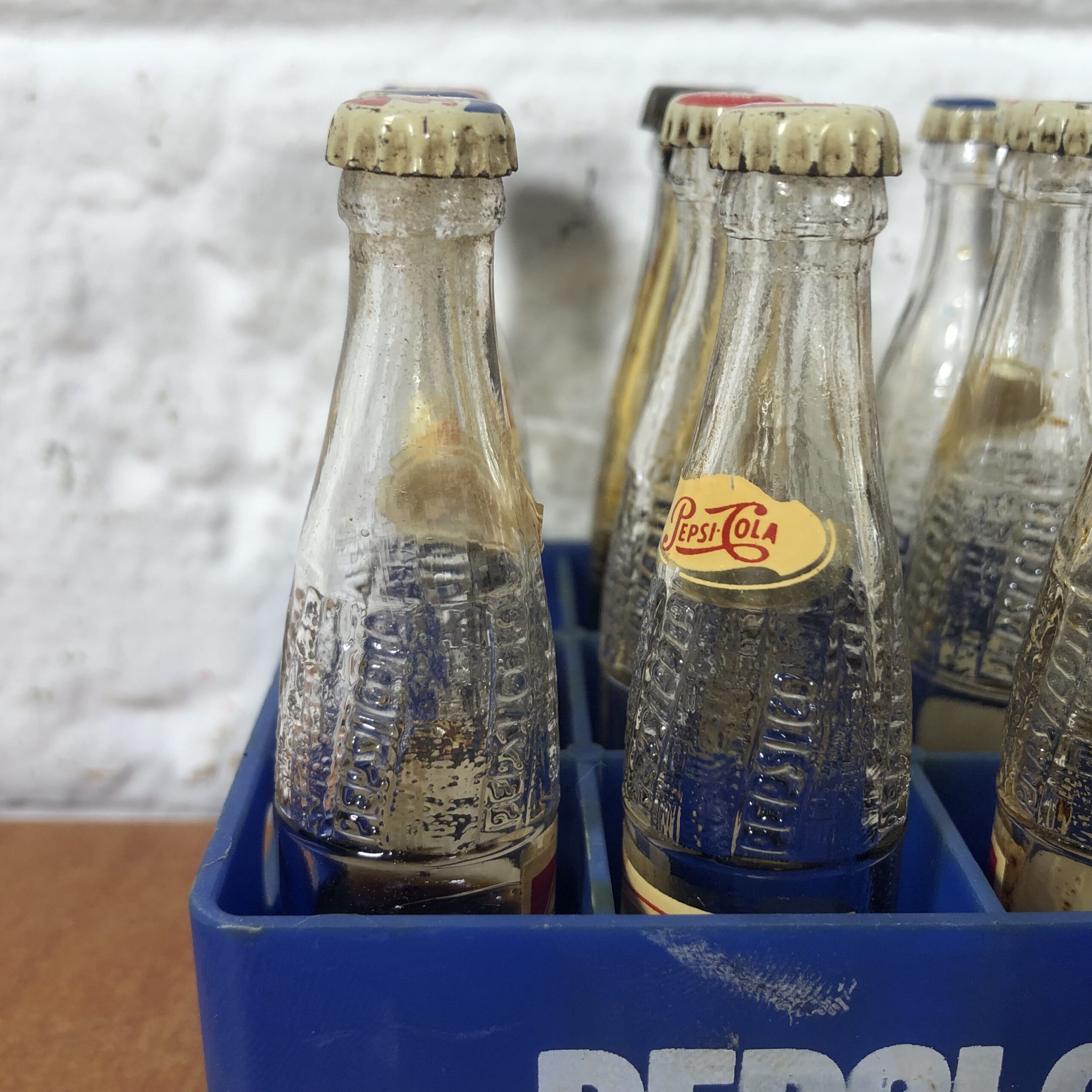 Miniature Pepsi-Cola Bottles in Crate - AuctionGiant