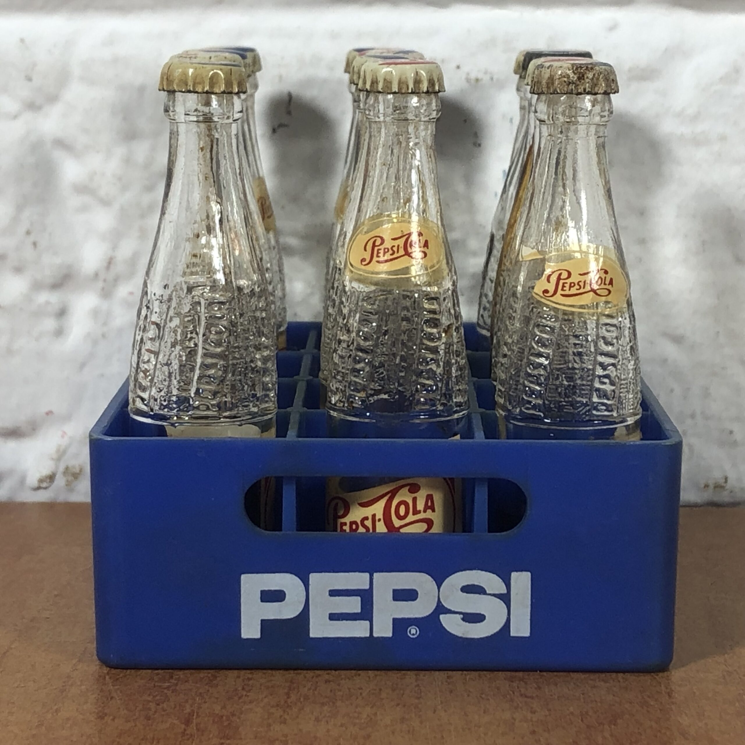 Miniature Pepsi-Cola Bottles in Crate - AuctionGiant