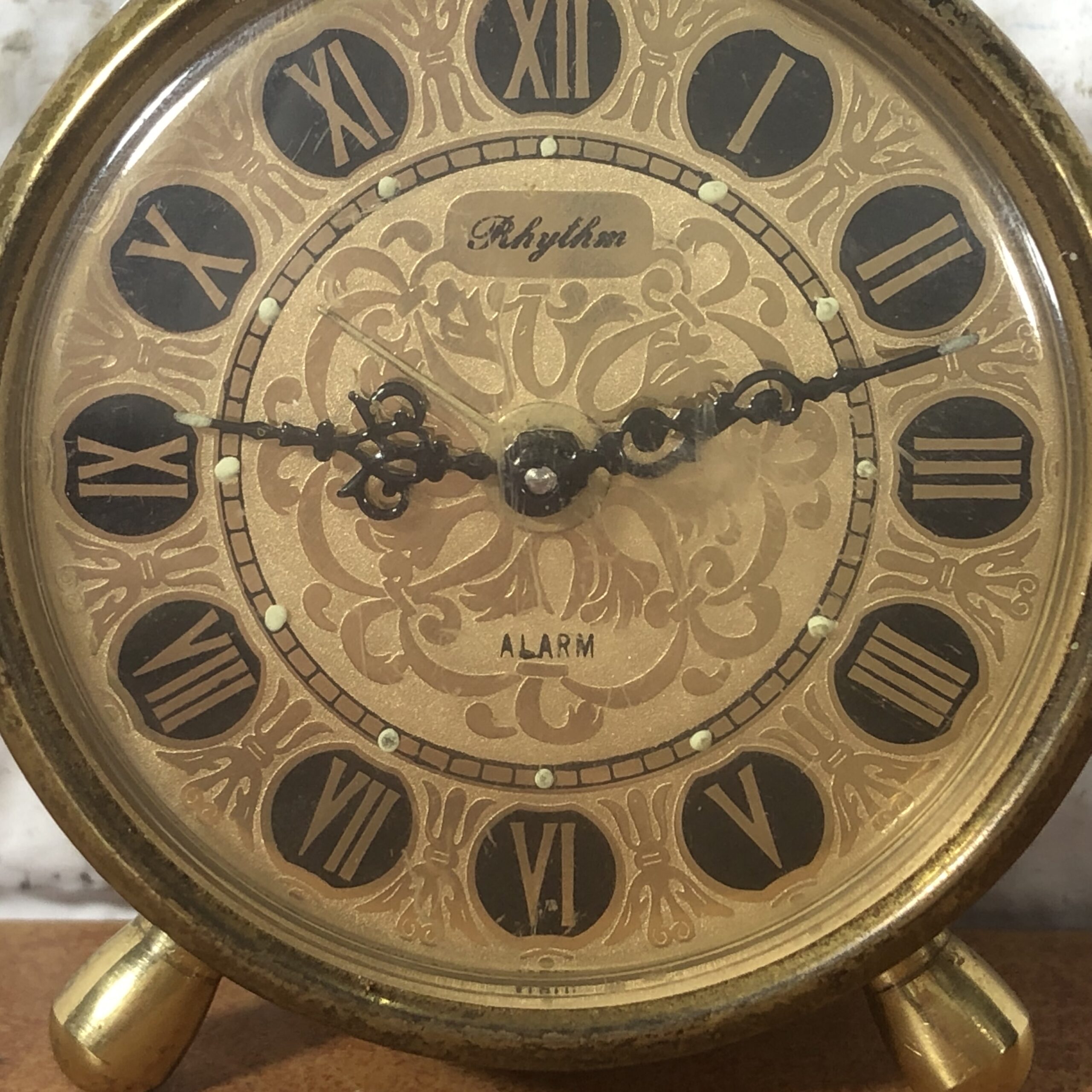 Miniature Rhythm Travel Alarm Clock - AuctionGiant