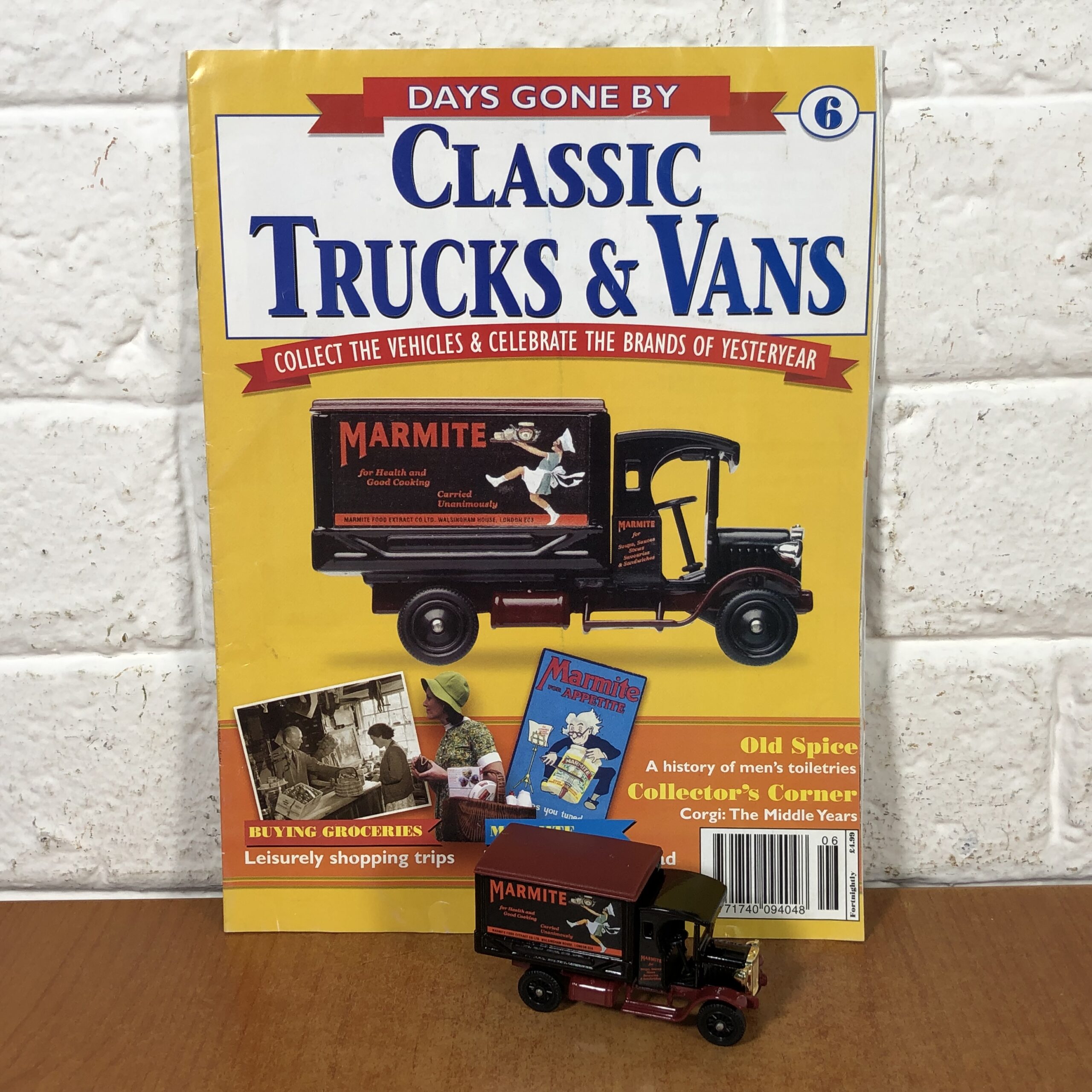 Days Gone by Lledo ~ Marmite Delivery Van (with Magazine) - AuctionGiant
