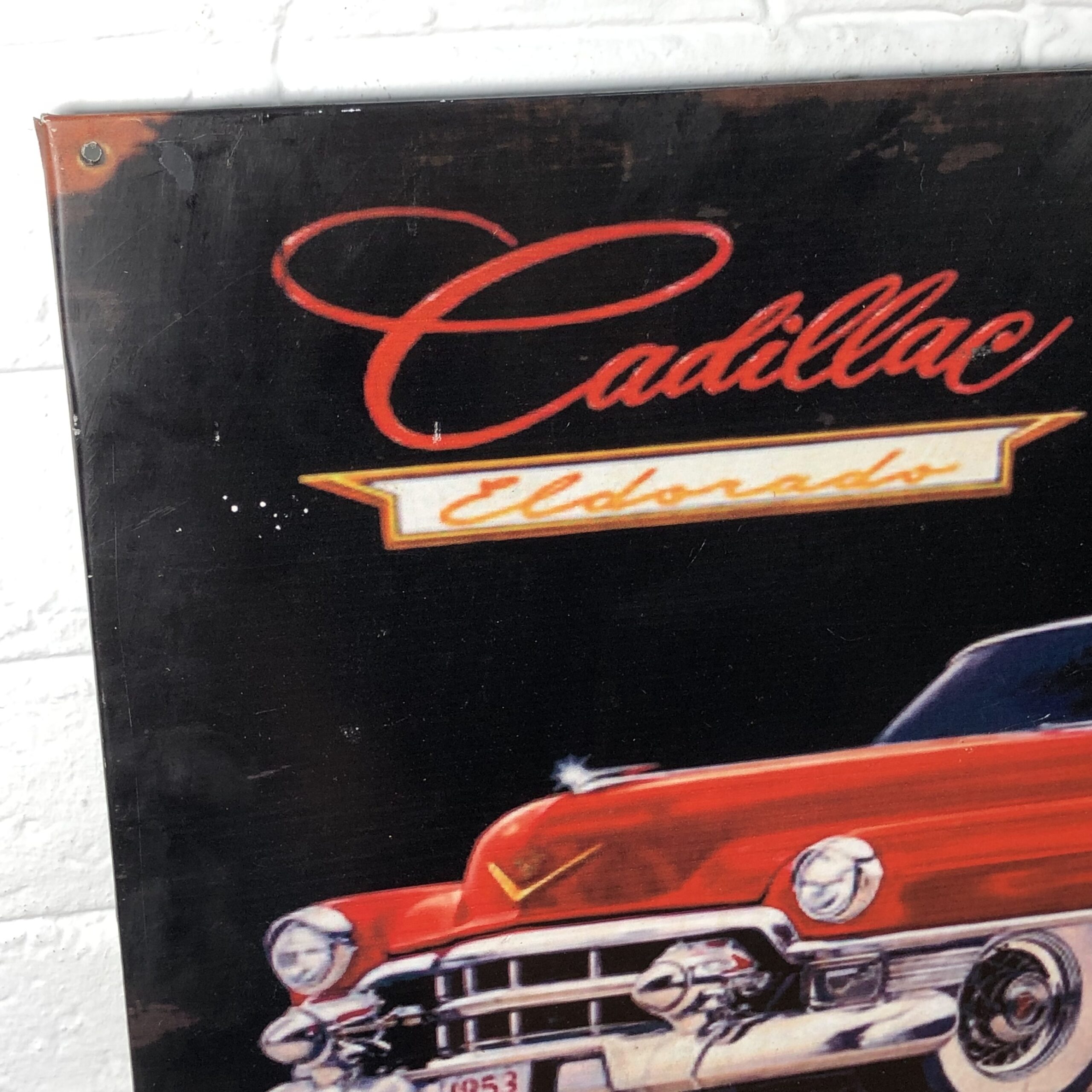 Modern Metal Cadillac Sign - AuctionGiant