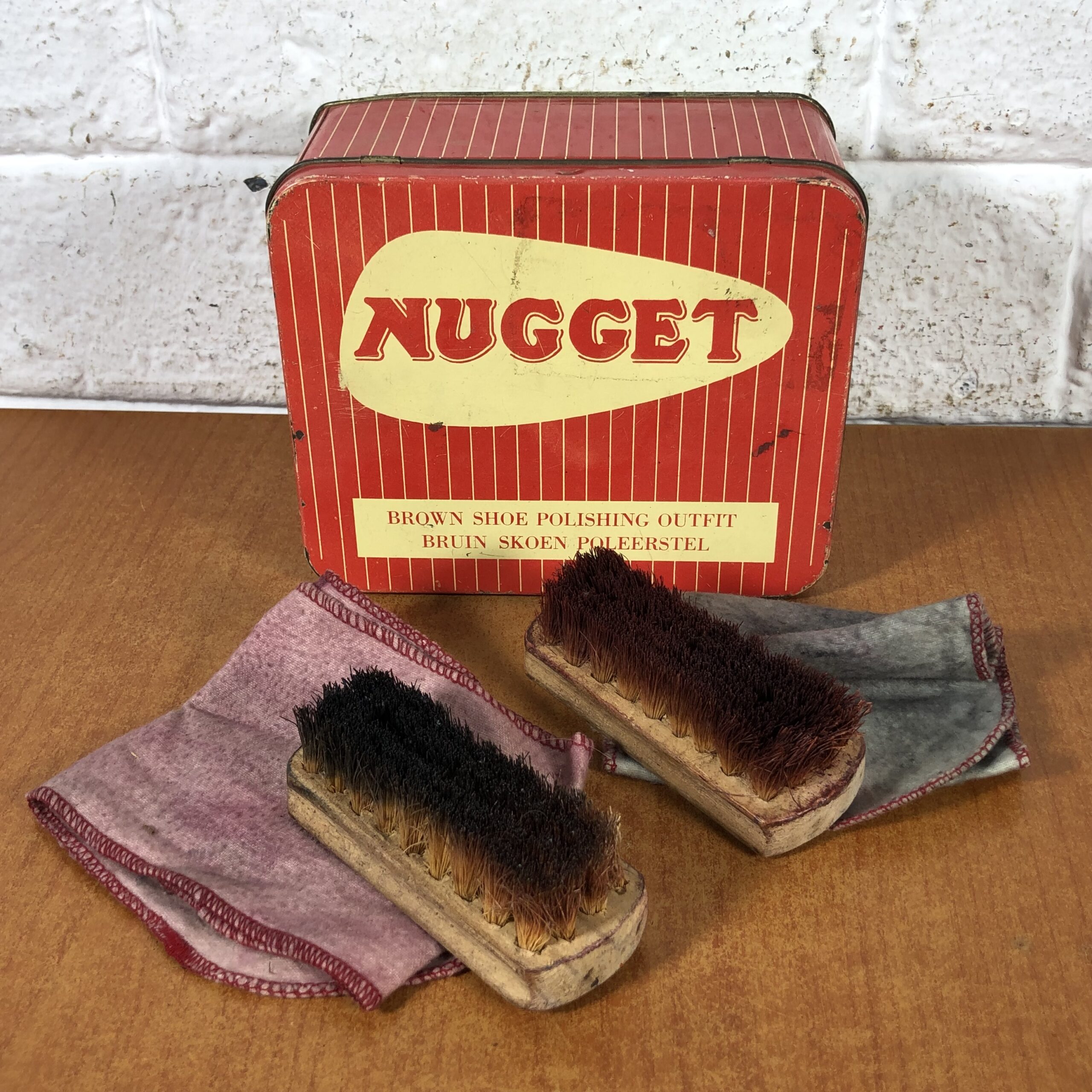 Vintage Nugget Shoe Polish Tin - AuctionGiant