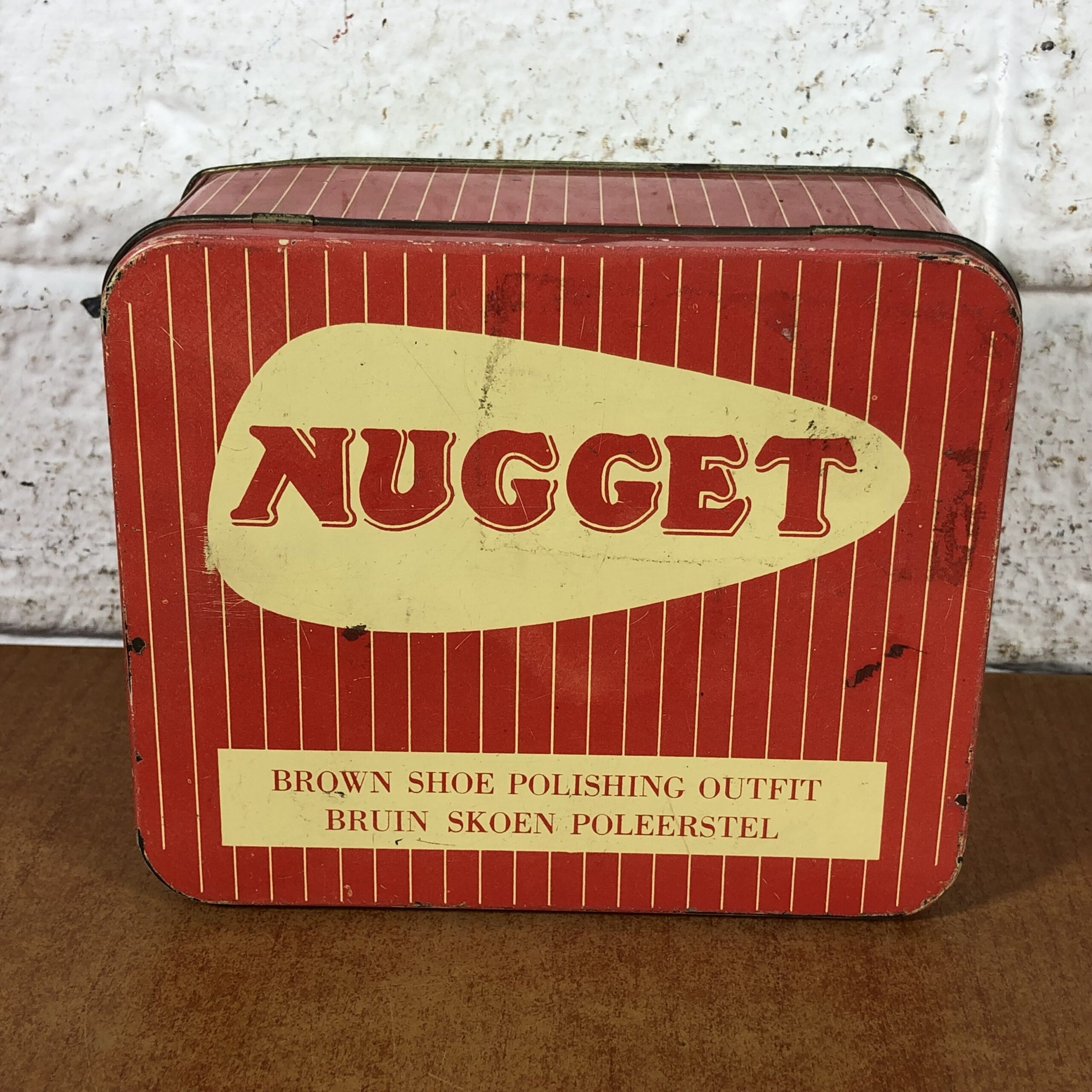 Vintage Nugget Shoe Polish Tin - AuctionGiant