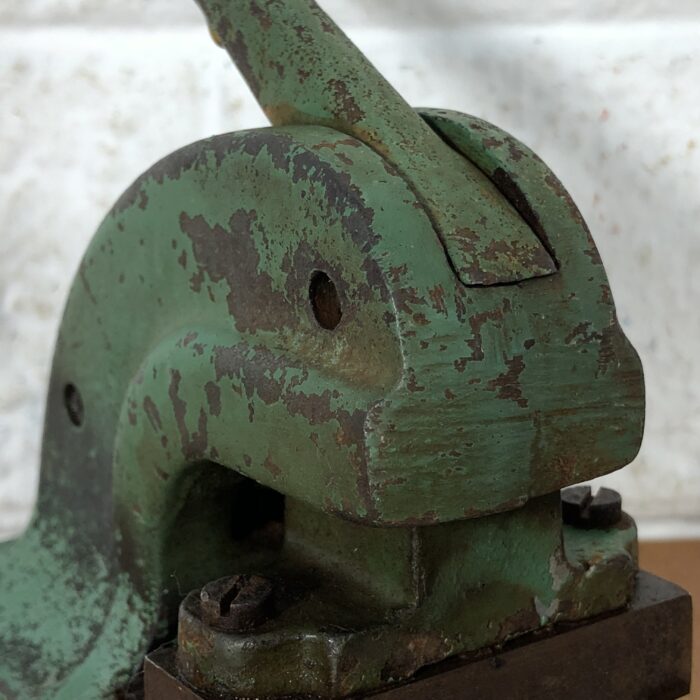 Vintage Cast Iron Embossing Stamp - AuctionGiant