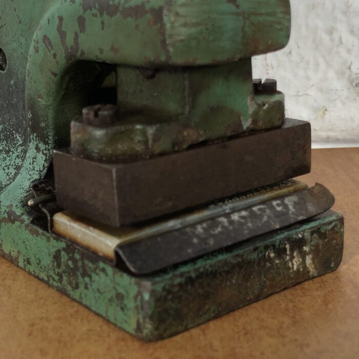 Vintage Cast Iron Embossing Stamp - AuctionGiant