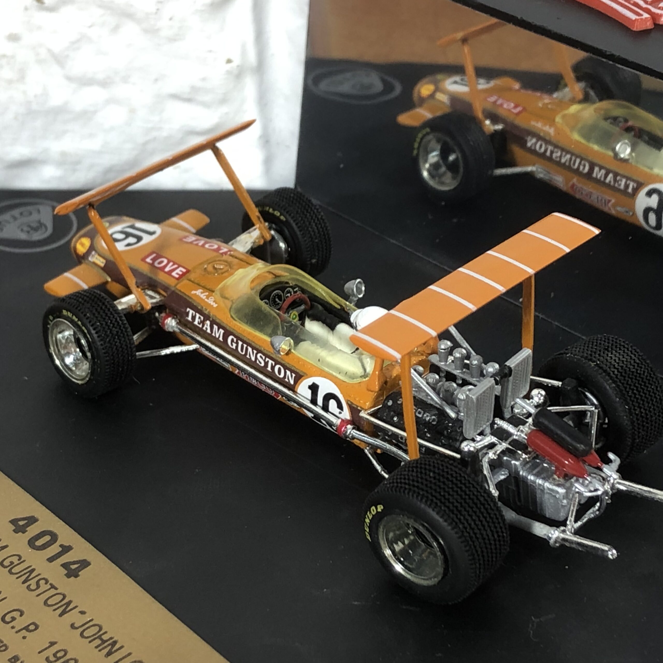 Quartzo 4014 Lotus 49 "Team Gunston" John Love F1 Model Car (1:43 ...